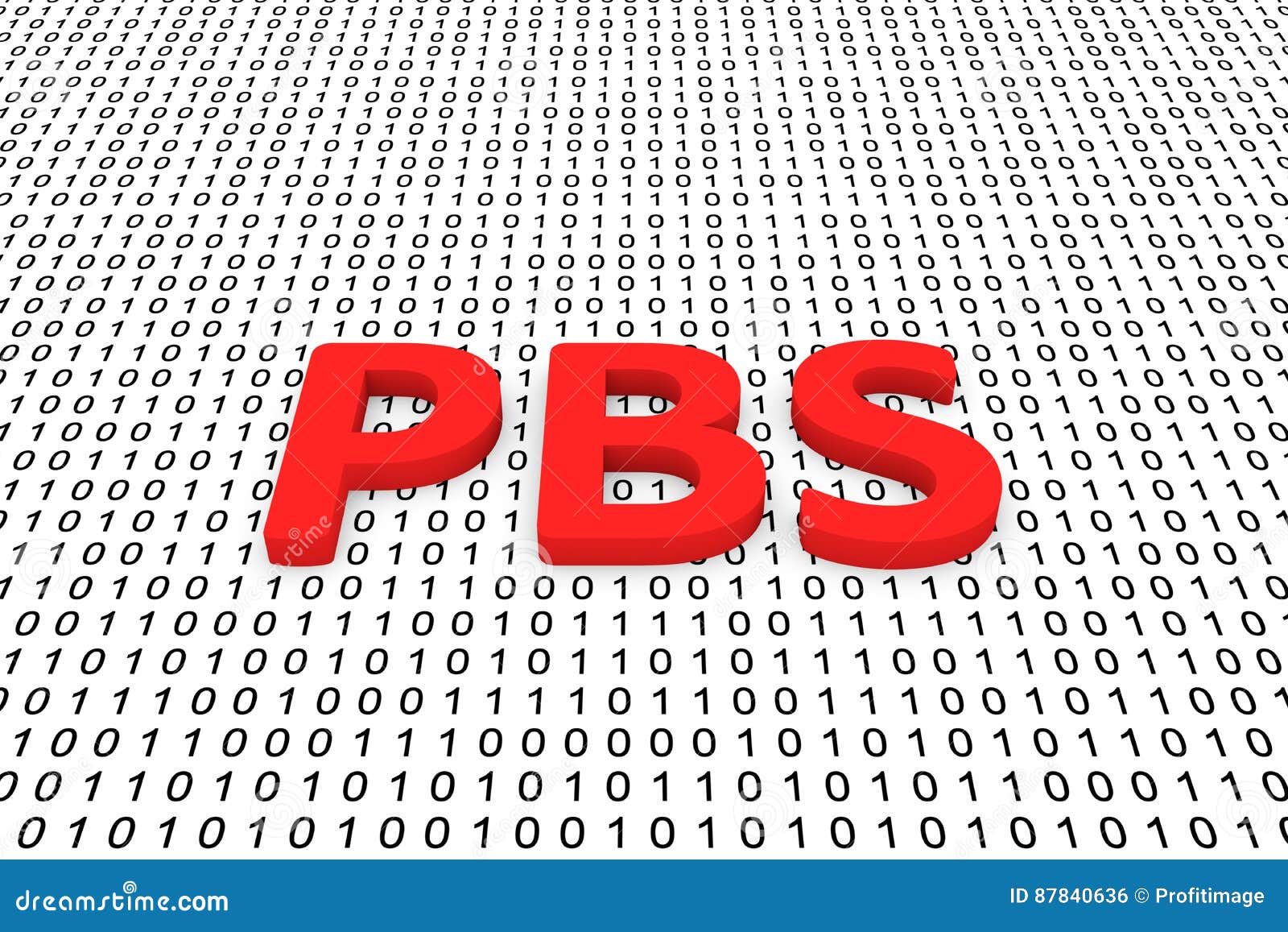 Pbs stock illustration. Illustration of programming, render - 87840636
