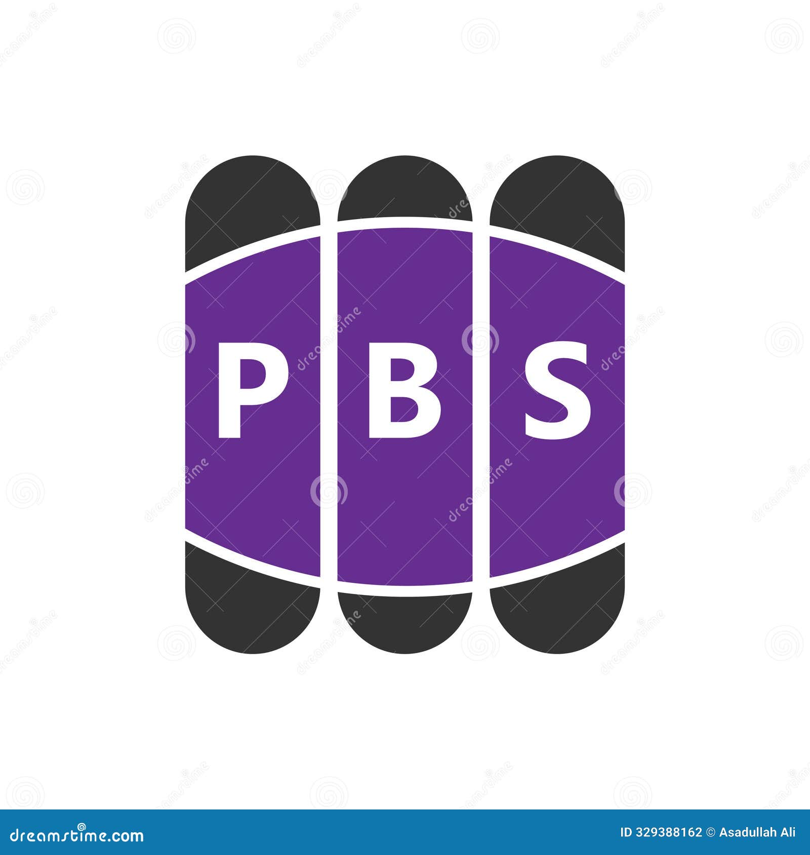 PBS Letter Logo Design on White Background. Creative Modern PBS Letter ...