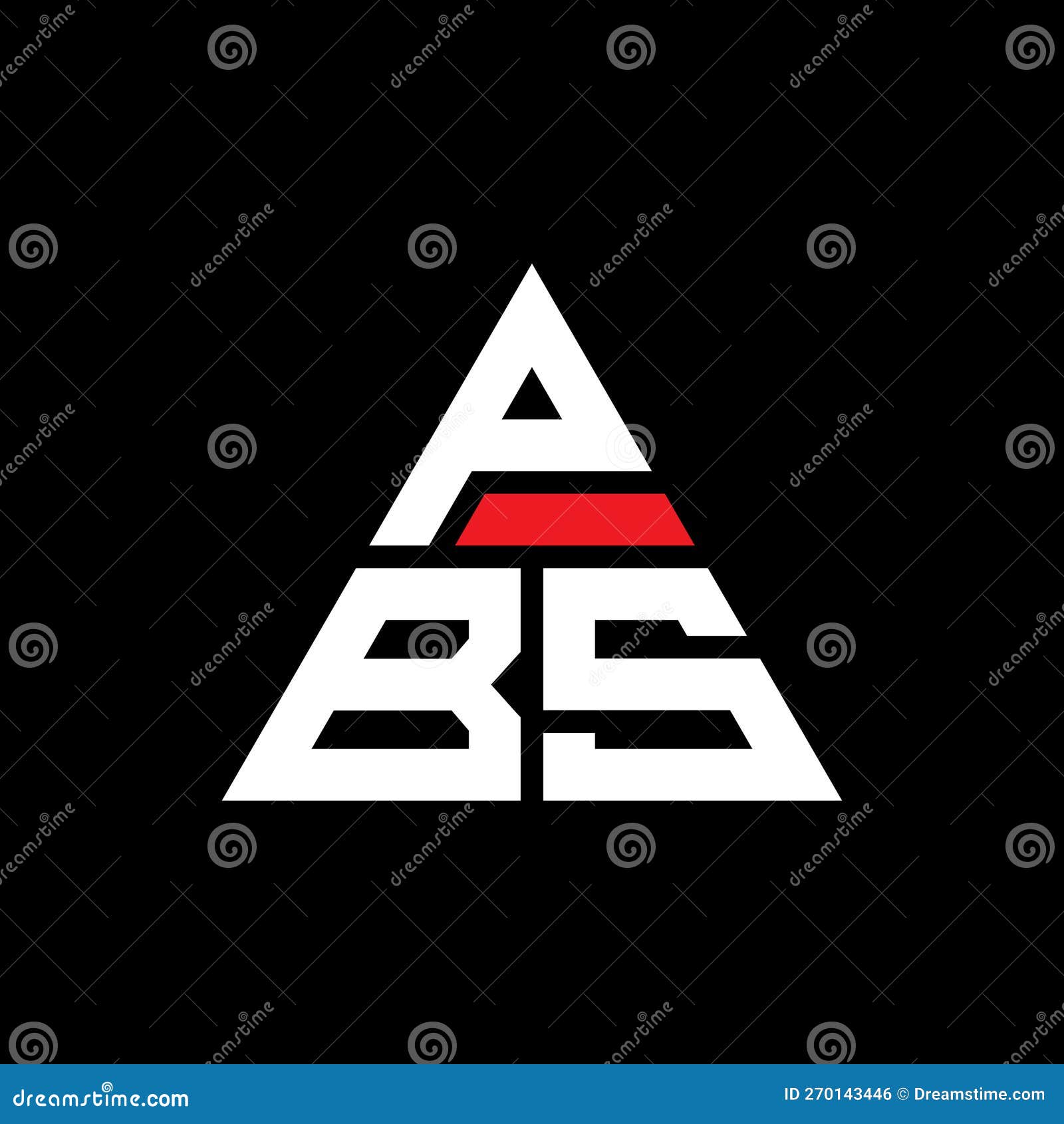 PBS Triangle Letter Logo Design with Triangle Shape. PBS Triangle Logo ...