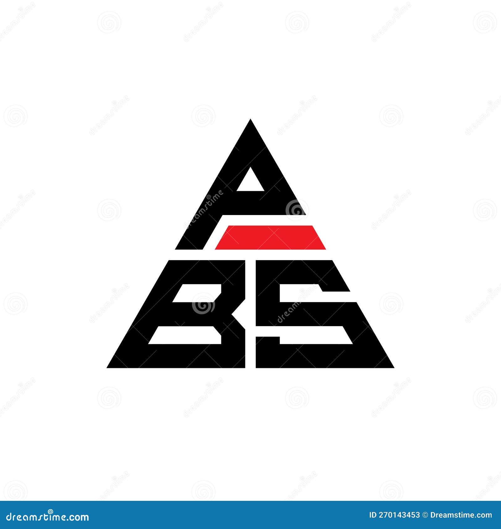 PBS Triangle Letter Logo Design with Triangle Shape. PBS Triangle Logo ...