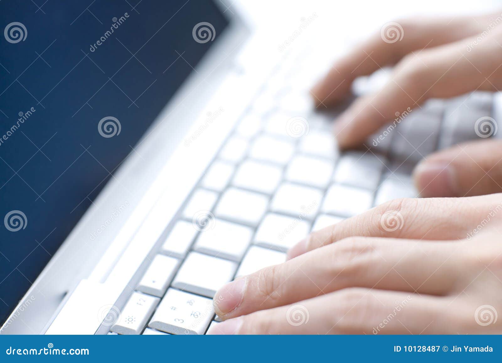 PC stock image. Image of type, personal, hand, white - 10128487