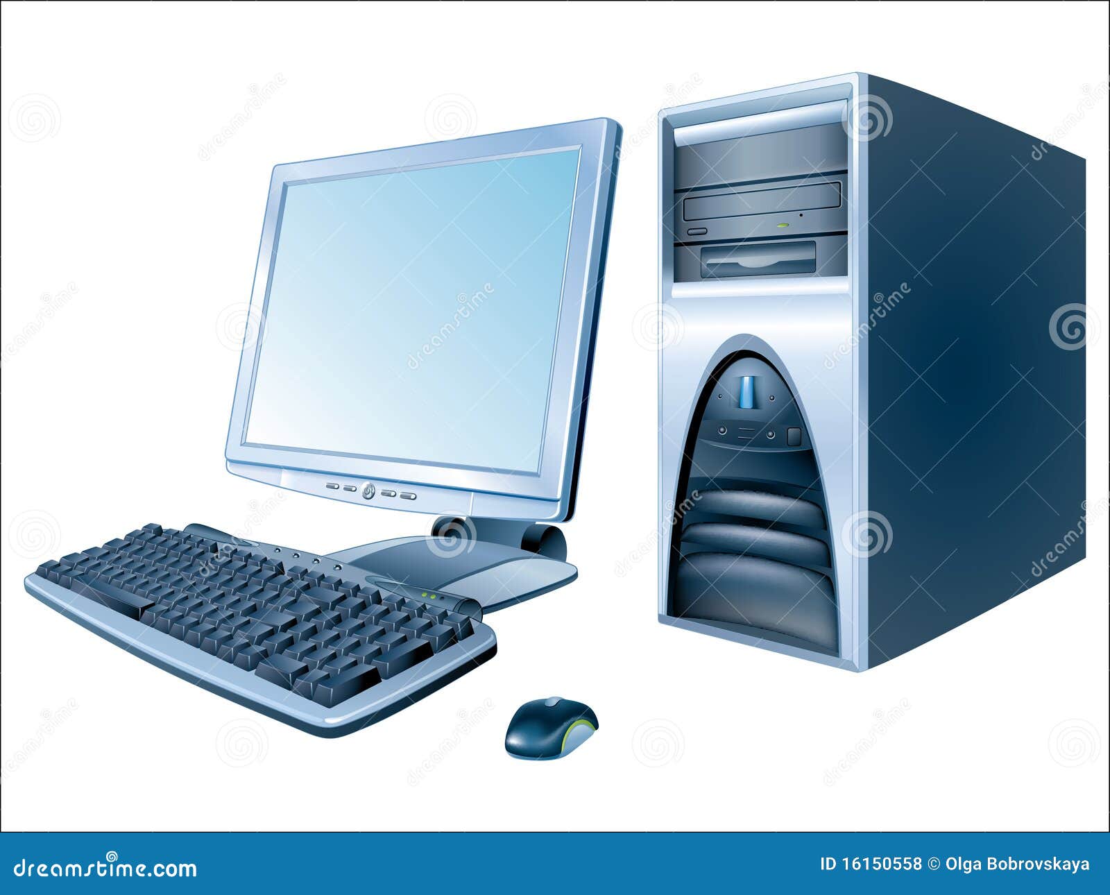 PC stock abbildung. Illustration von auslegung, dunkel - 16150558