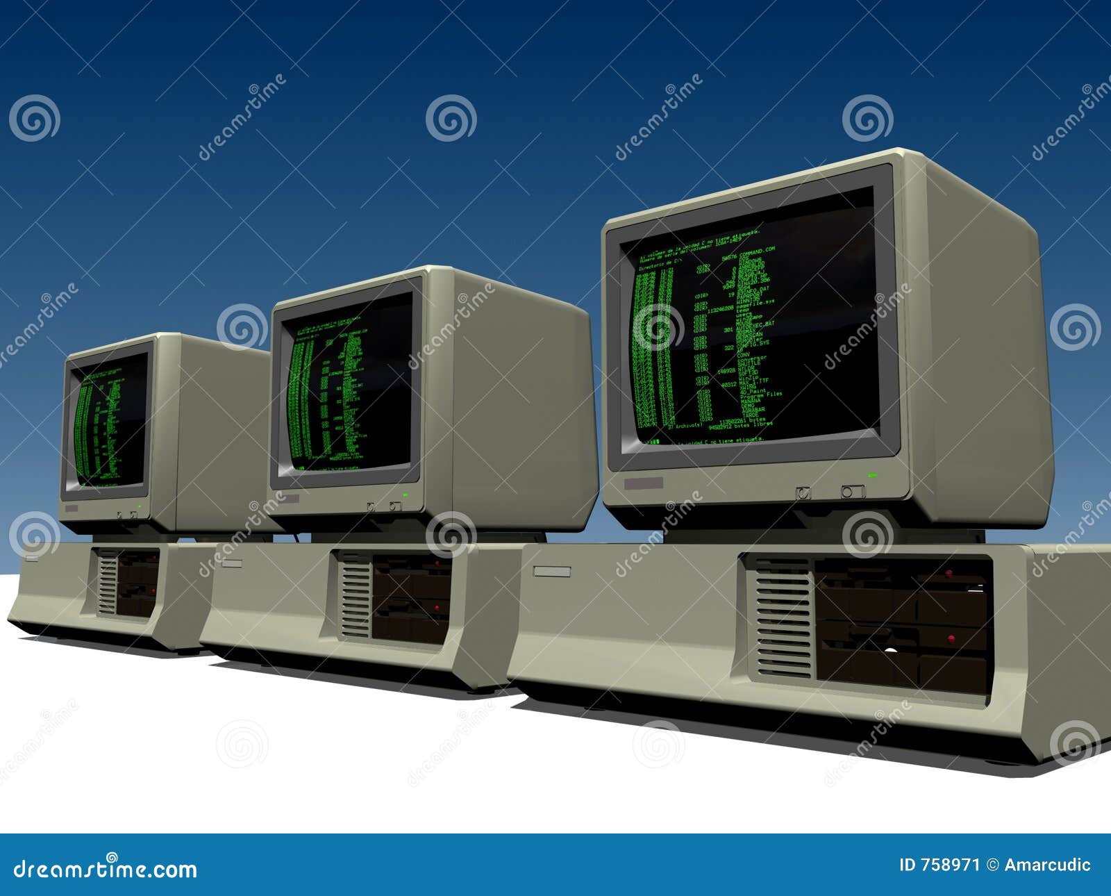 PC 286 Stock Image | CartoonDealer.com #758971