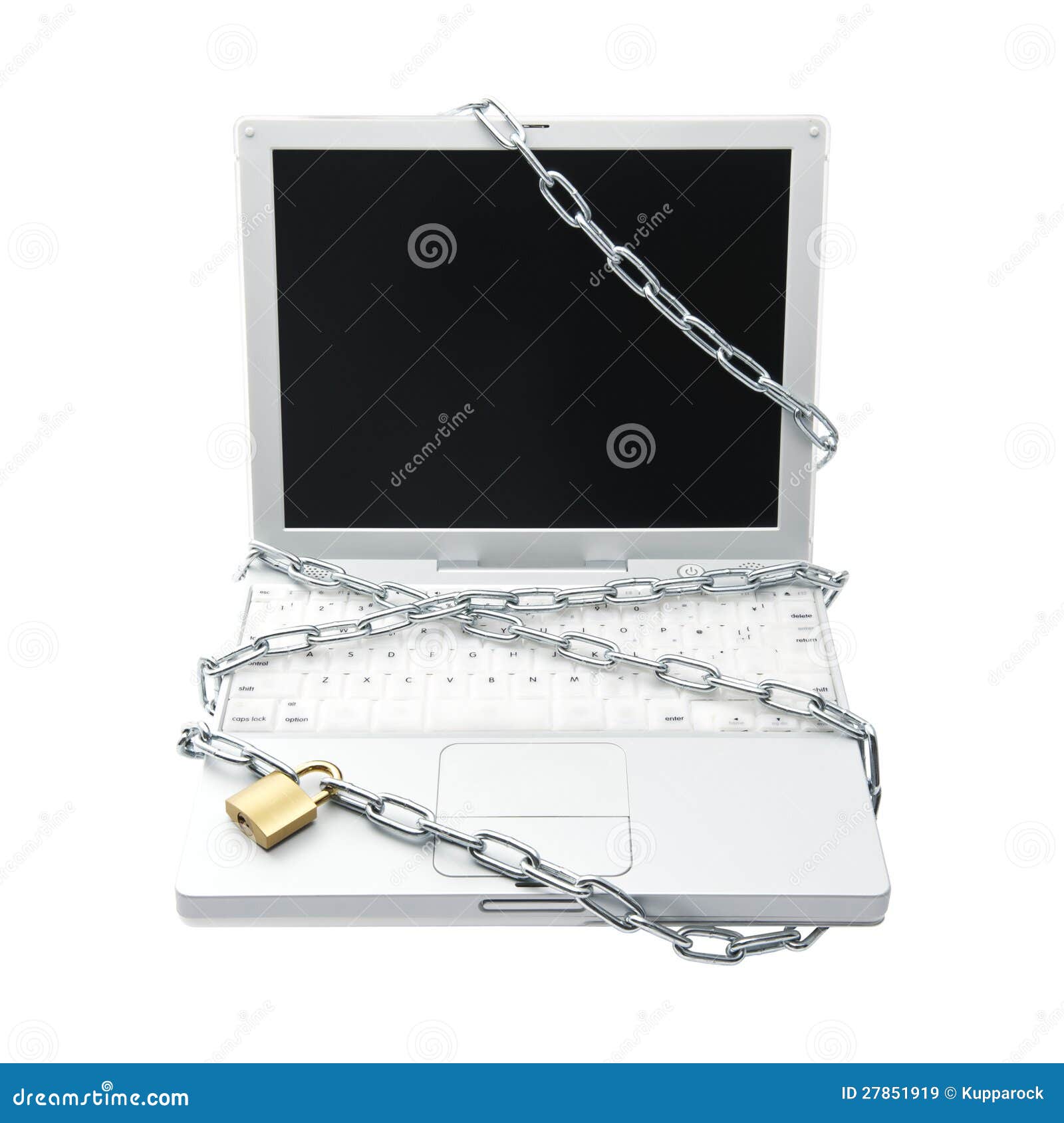 PC and chain stock image. Image of system, protect, secure - 27851919
