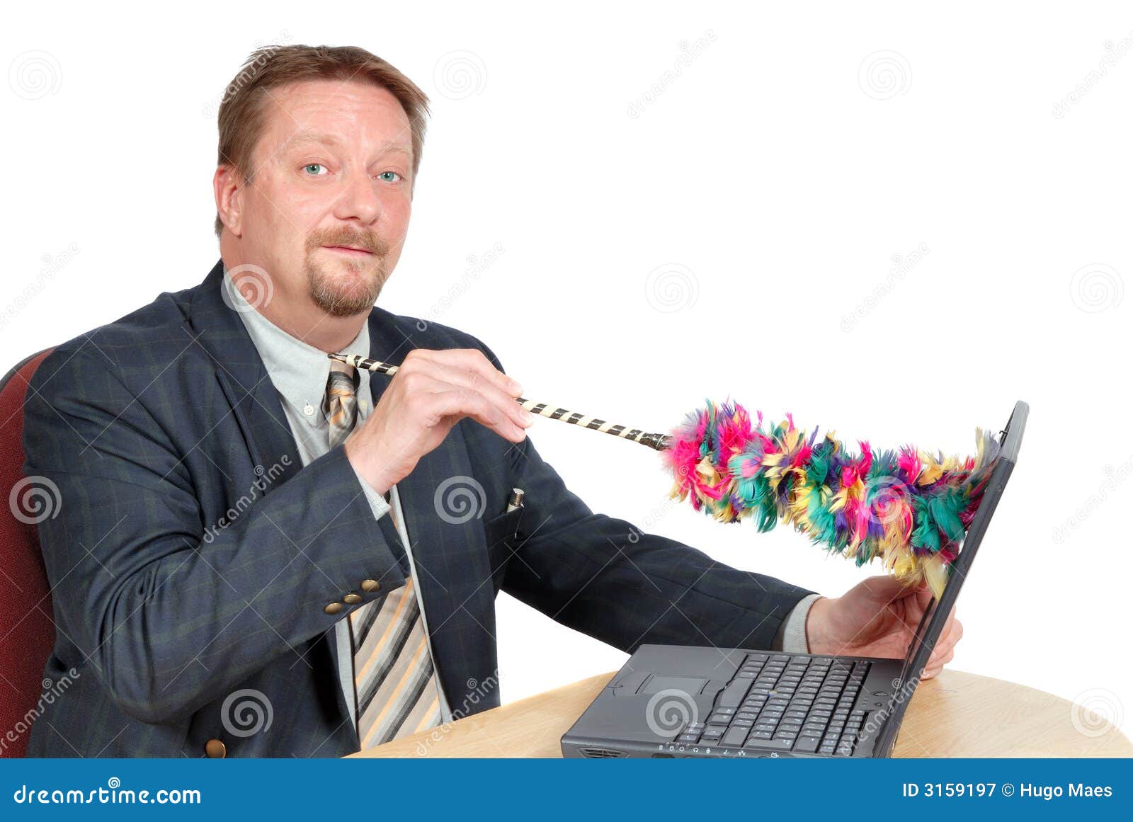 PC cleaner stock image. Image of feather, conceptual, duster - 3159197