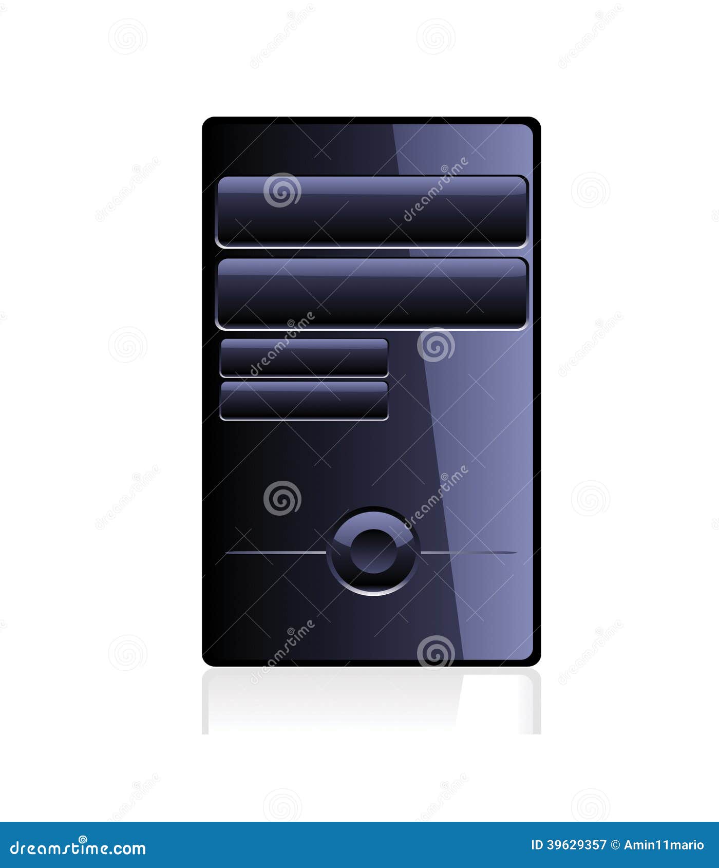 PC Computer illustration stock illustration. Illustration of isolated ...