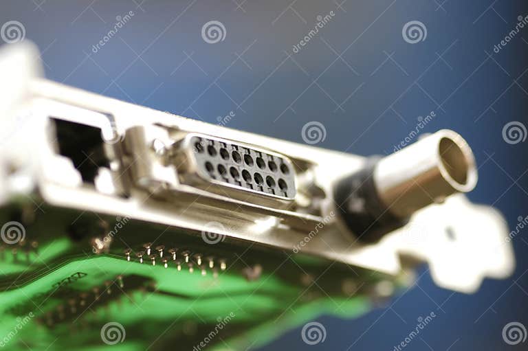 PC connections stock photo. Image of computers, micro, electric - 489496