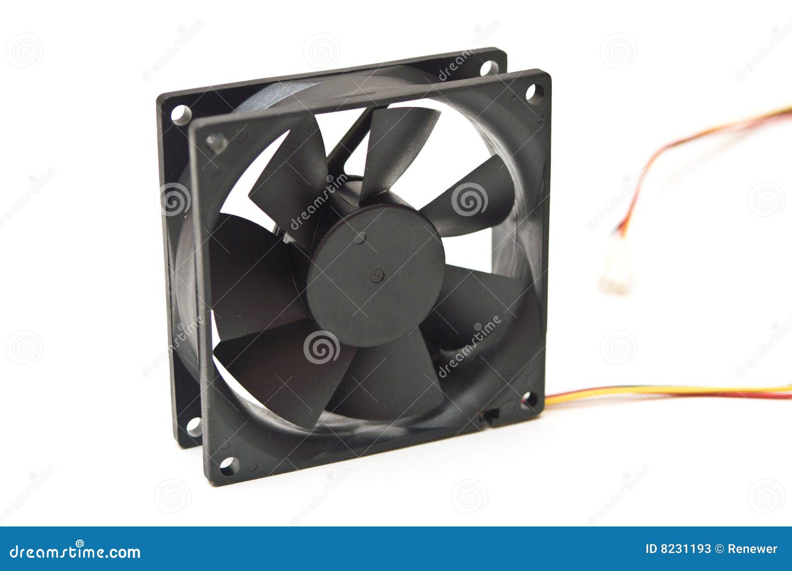 PC cooler isolated stock image. Image of isolated, copper - 8231193