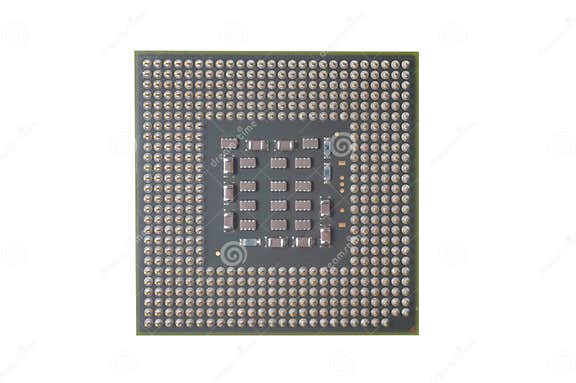 PC CPU Chip stock image. Image of data, microprocessor - 11095217