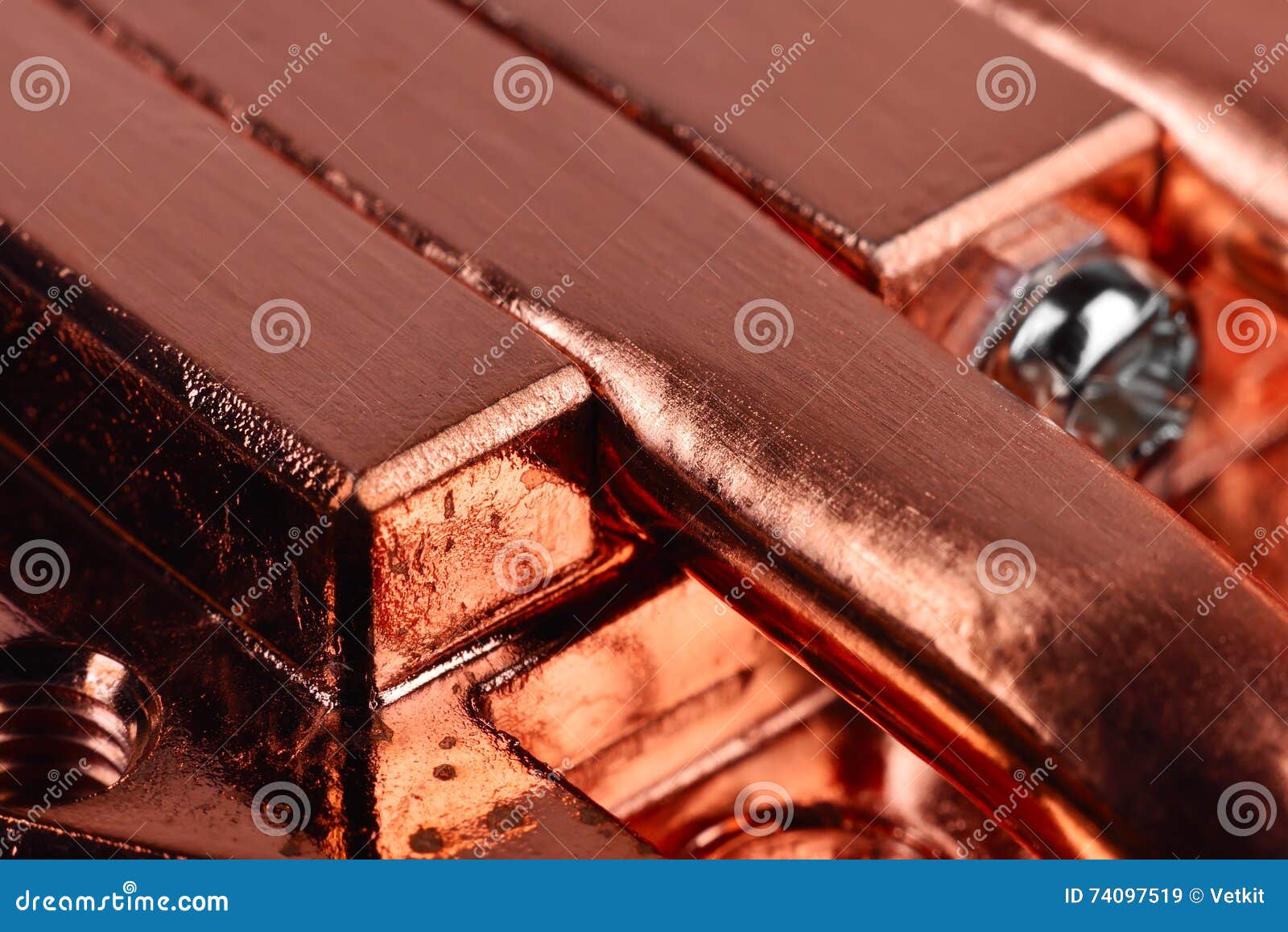 PC CPU cooler stock image. Image of processor, closeup - 74097519