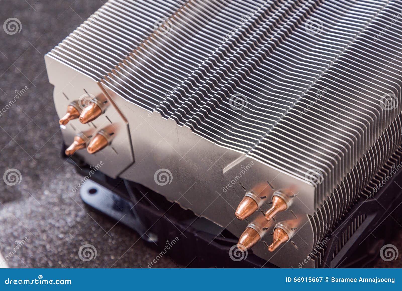 PC CPU Cooler with Heat Pipes Stock Image - Image of chip, personal ...