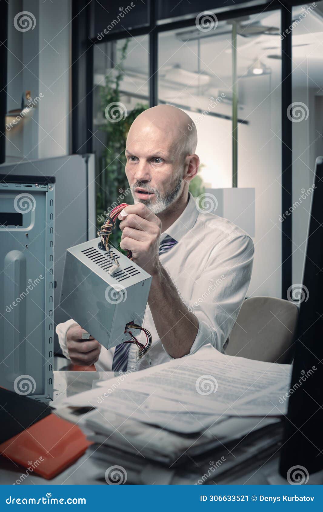 PC crash concept stock image. Image of breakdown, maintenance - 306633521