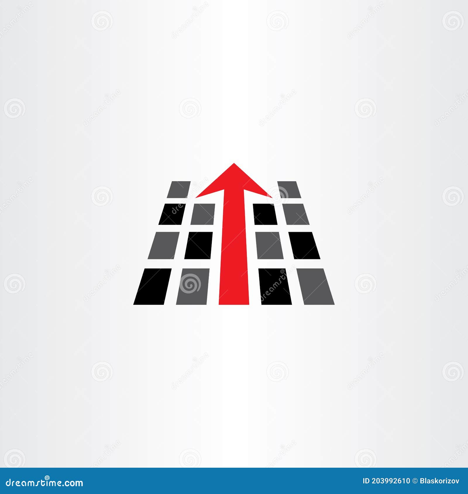 Pc Data with Arrow Direction Logo Icon Stock Vector - Illustration of ...