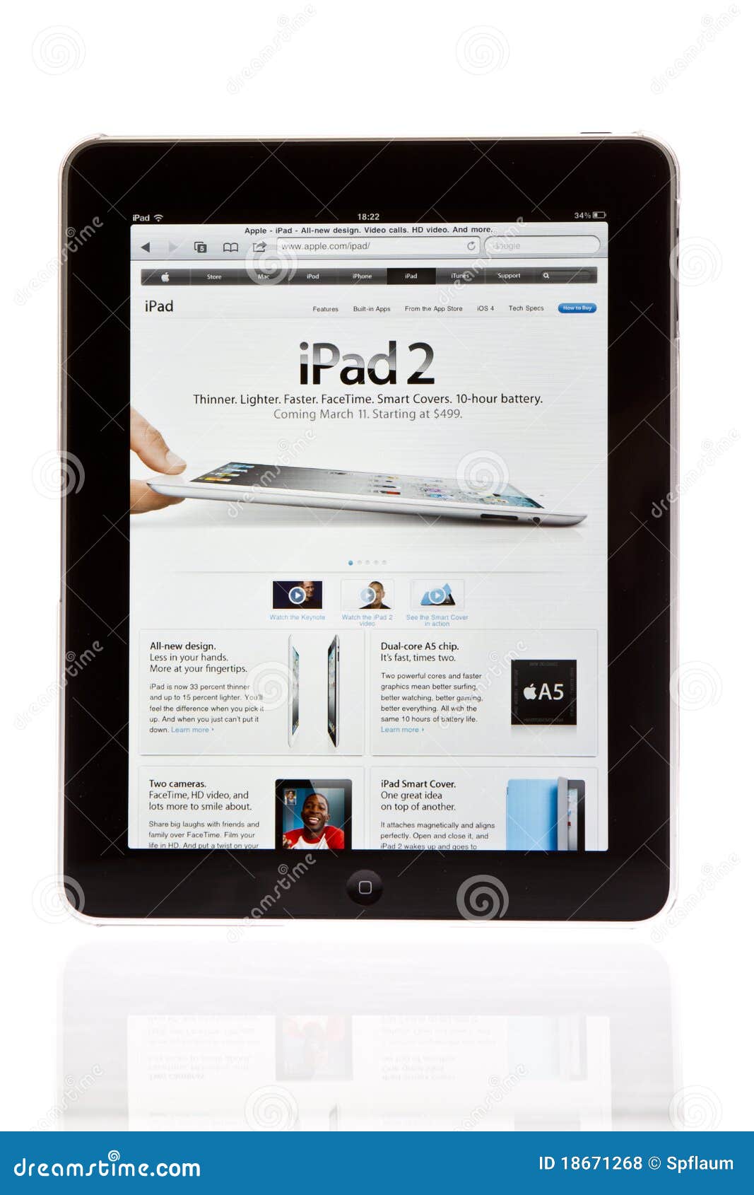 PC Del Ridurre in Pani Del Ipad Del Apple Fotografia Stock Editoriale ...