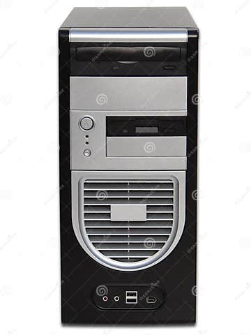 PC desktop computer stock photo. Image of isolated, desks - 580976