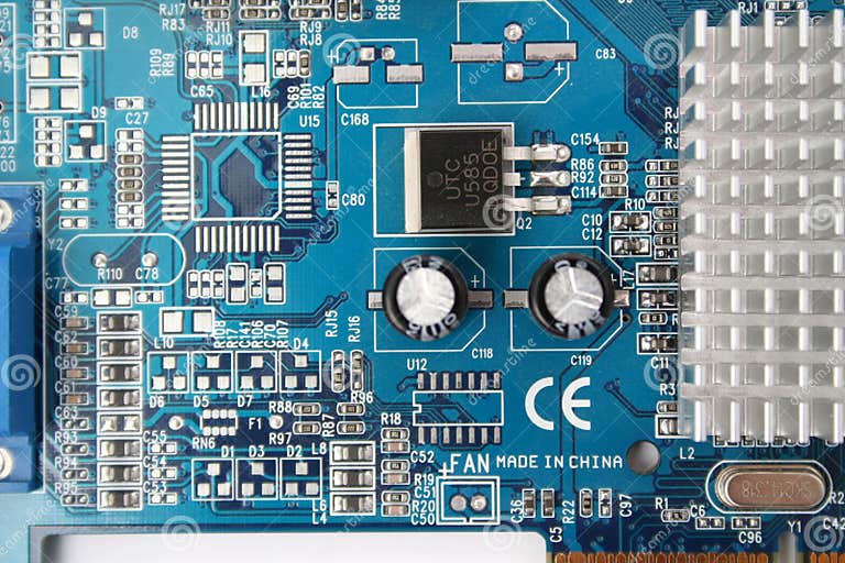 PC hardware video card stock photo. Image of graphics - 4433488