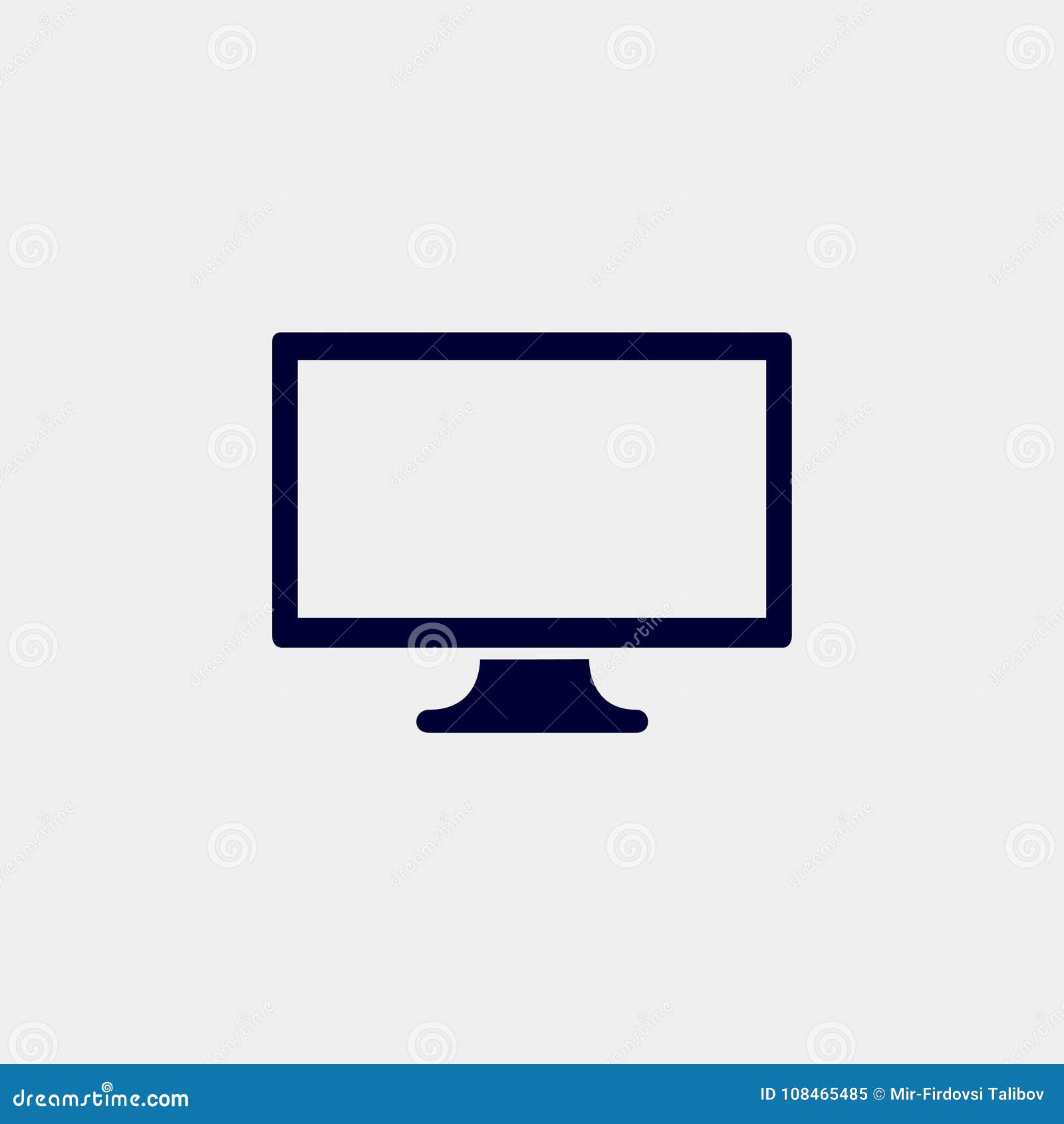 PC icon stock illustration. Illustration of digital - 108465485