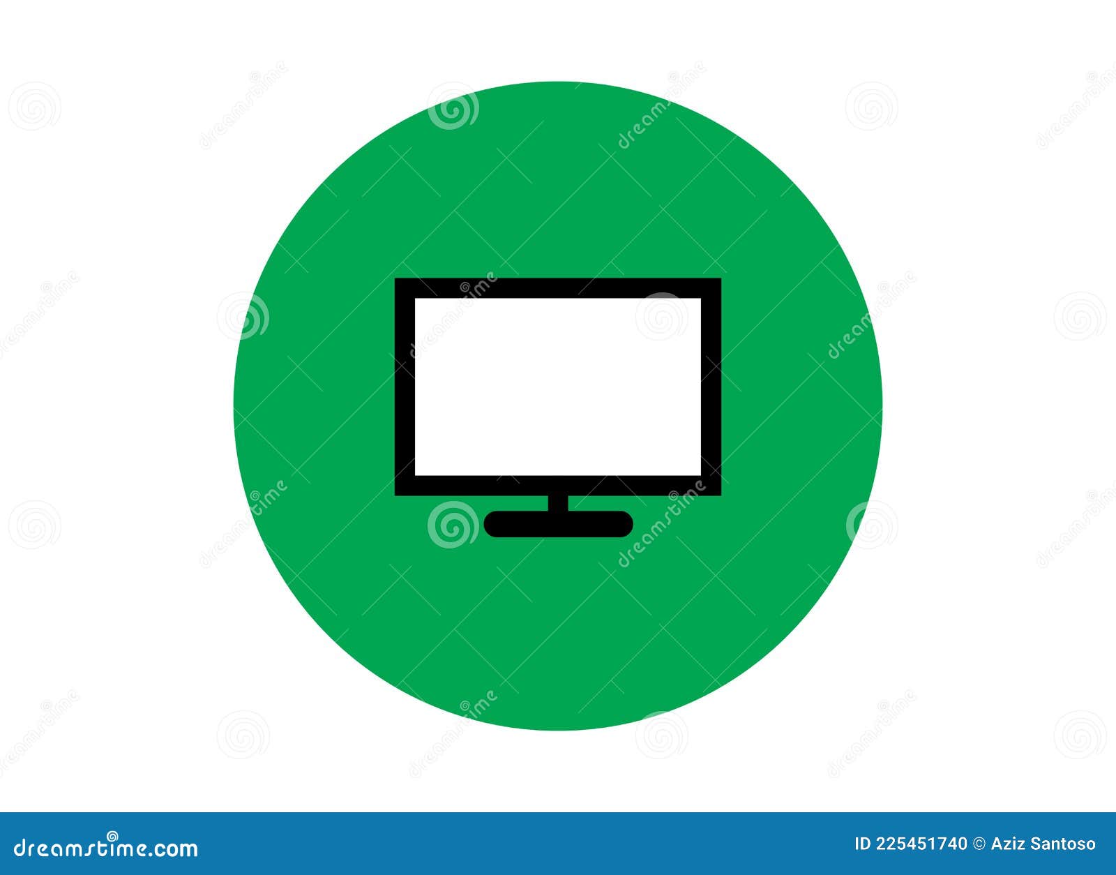 PC Icon Simple Vector Design Stock Vector - Illustration of globe ...