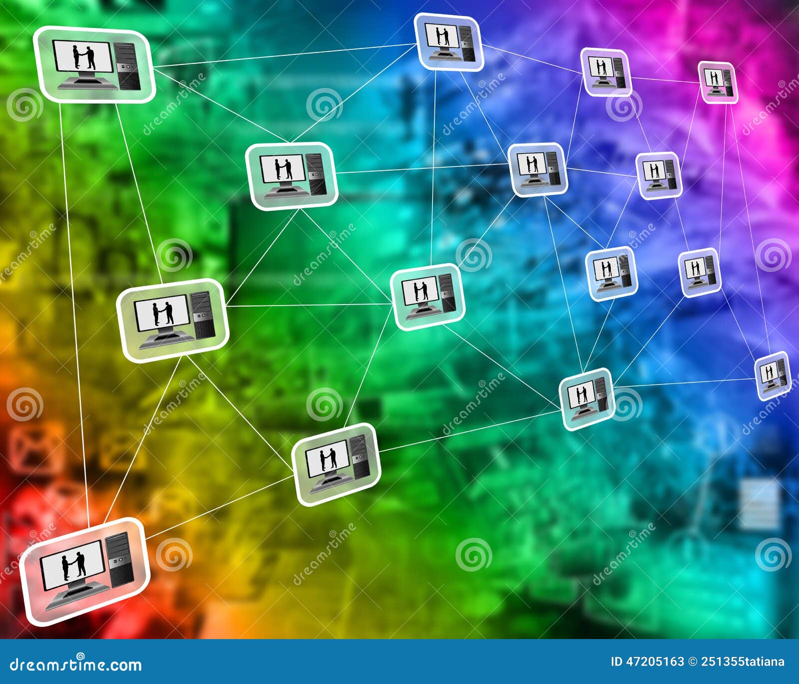 PC interface stock illustration. Illustration of perspective - 47205163