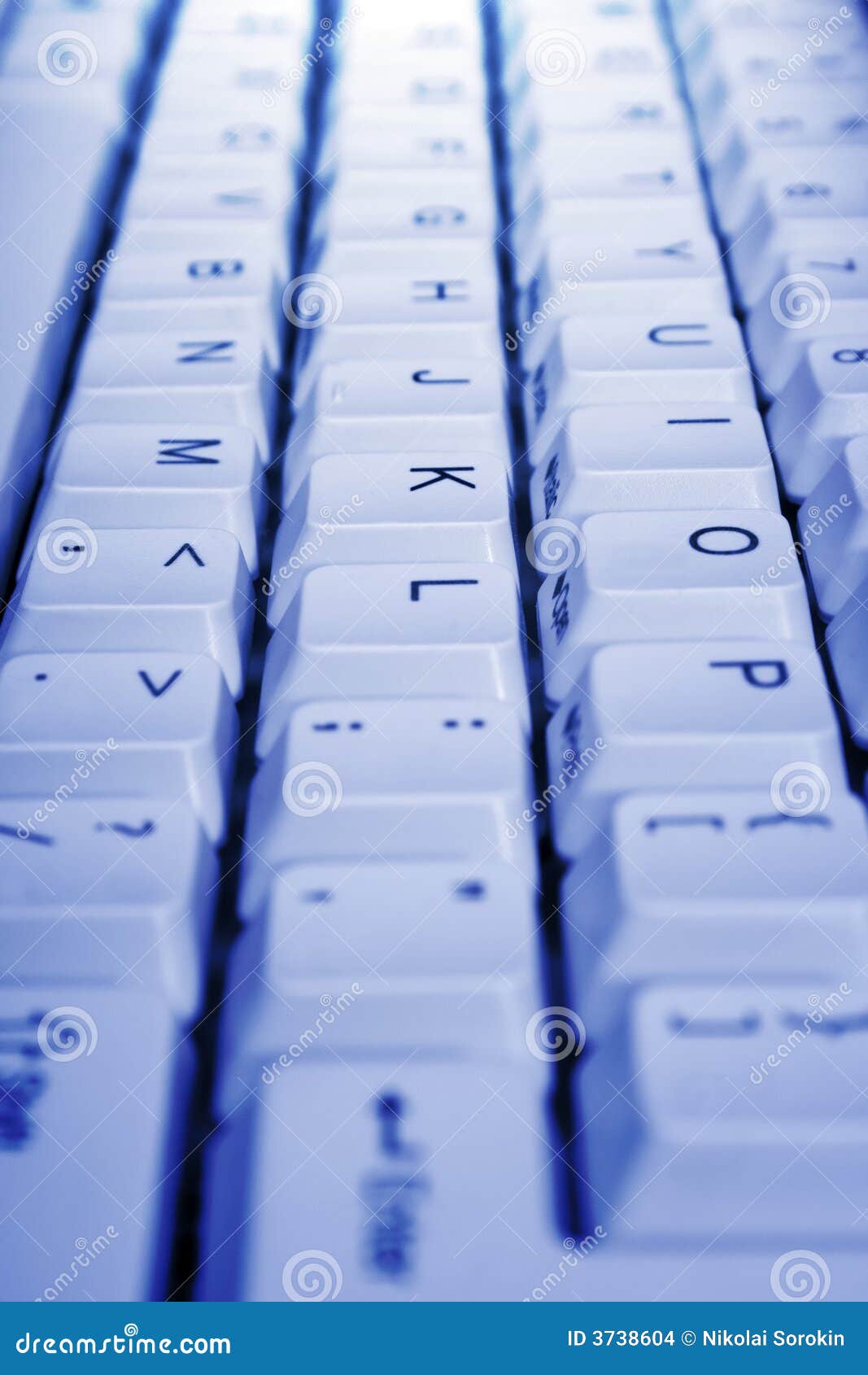 PC keyboard, close-up stock photo. Image of electronic - 3738604