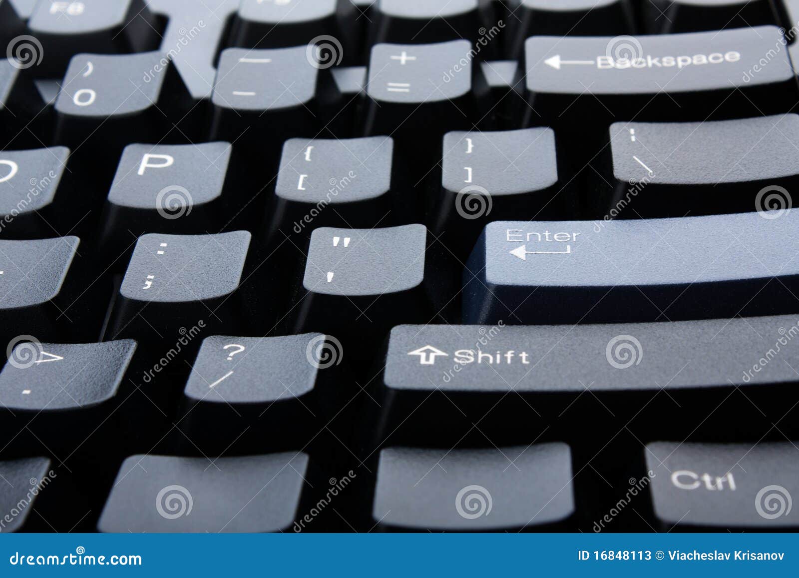 PC keyboard closeup view stock image. Image of computer - 16848113