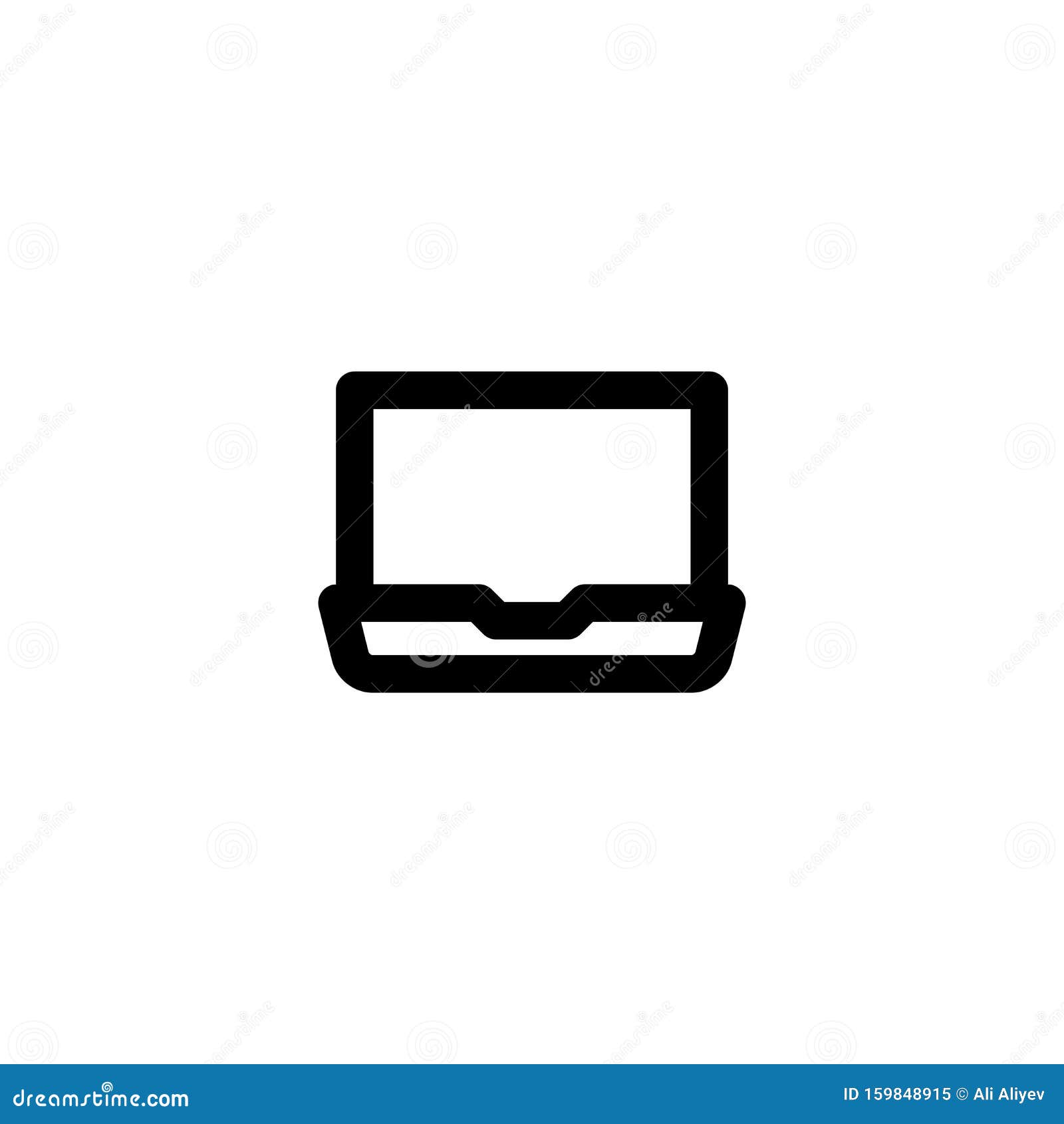 Computer icon. Pc sign stock vector. Illustration of communication ...