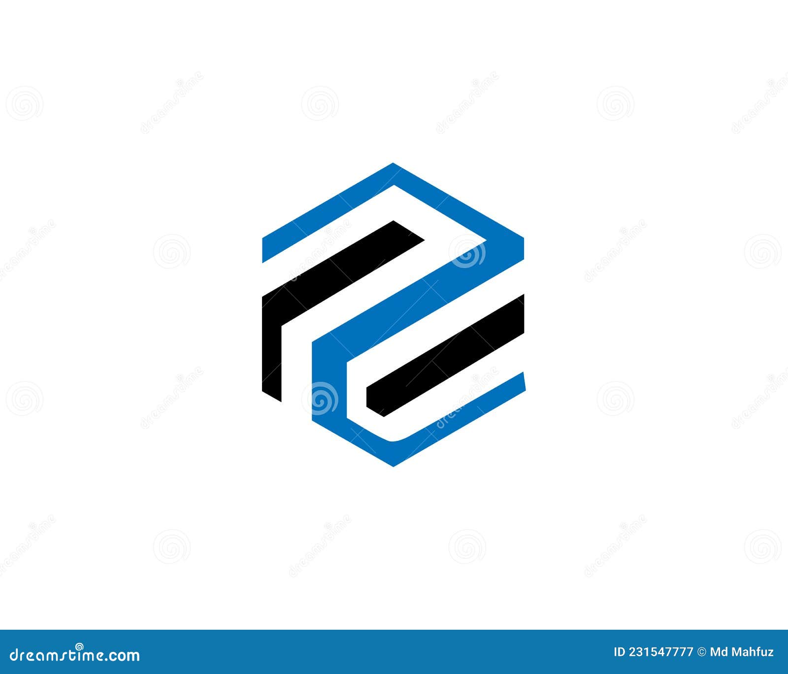 PC Letter Logo Design Creative Stock Vector - Illustration of concept ...