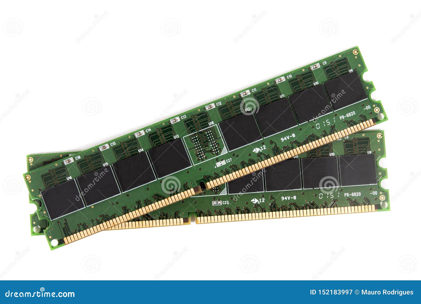 Pc memory chip stock image. Image of circuit, card, dimm - 152183997
