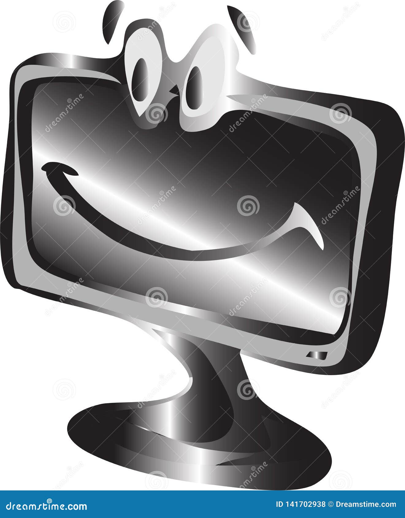 PC Monitor Metal Color Vector. Blank Computer Screen Background Icon ... PC Monitor Metal Color Vector. Blank Computer Screen Background Icon ...