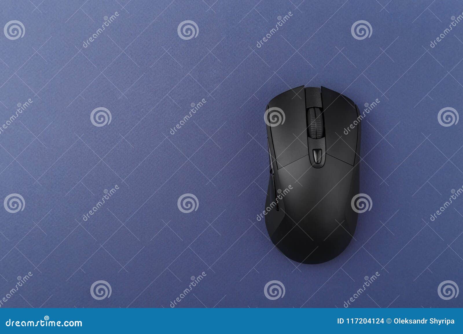 PC Mouse on a Blue Background Stock Photo - Image of click, mouse ...