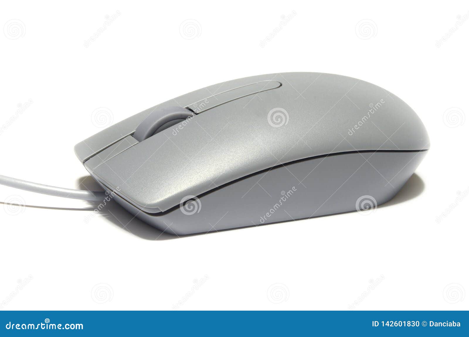 PC Mouse Isolated on White Background Stock Photo - Image of optical ...