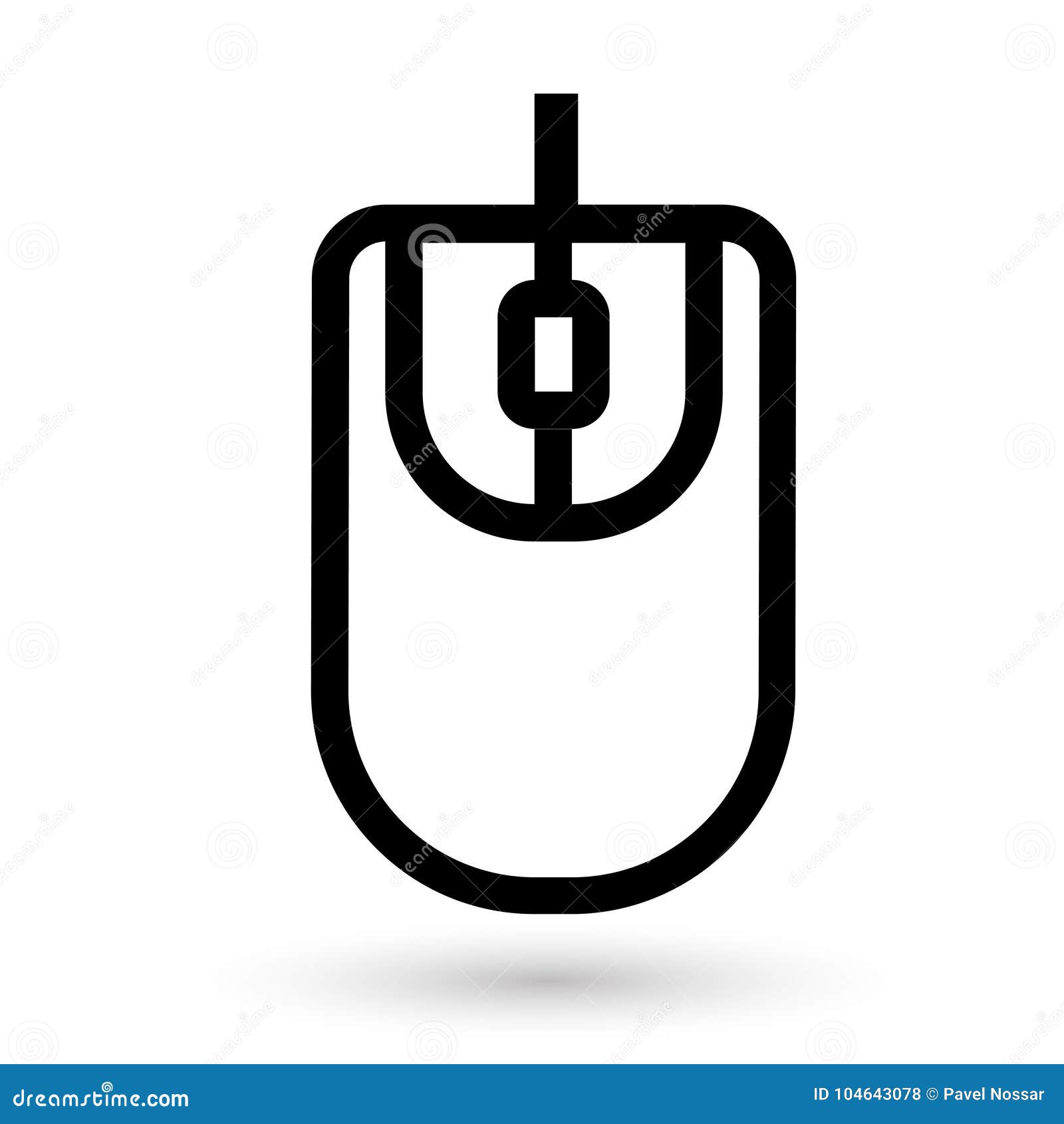 Mouse Linear Logo Vector | CartoonDealer.com #101928311