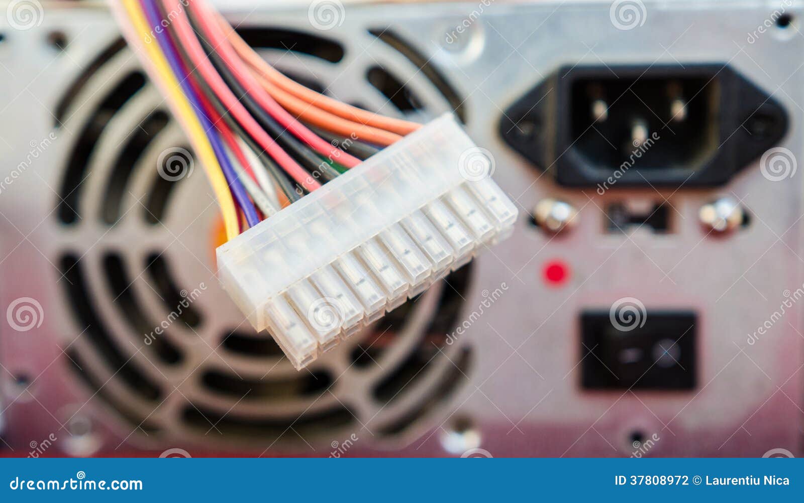PC Power Connector Stock Photography | CartoonDealer.com #37808972