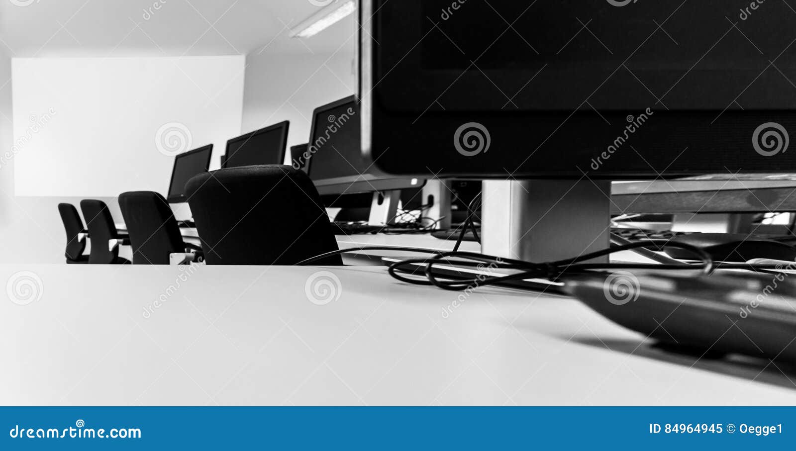 PC Room / Perspective stock image. Image of technical - 84964945