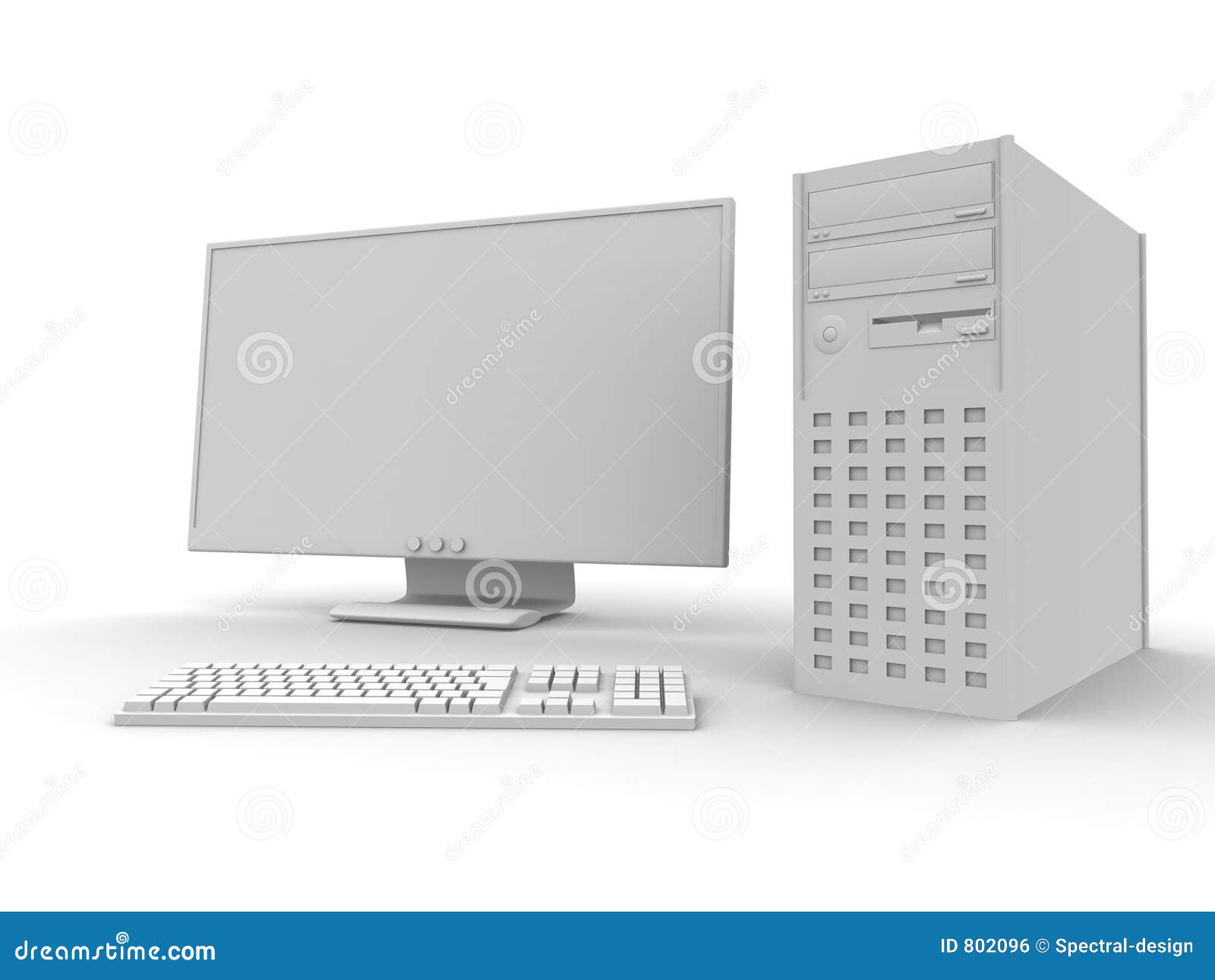 PC Setup stock illustration. Illustration of corporate - 802096