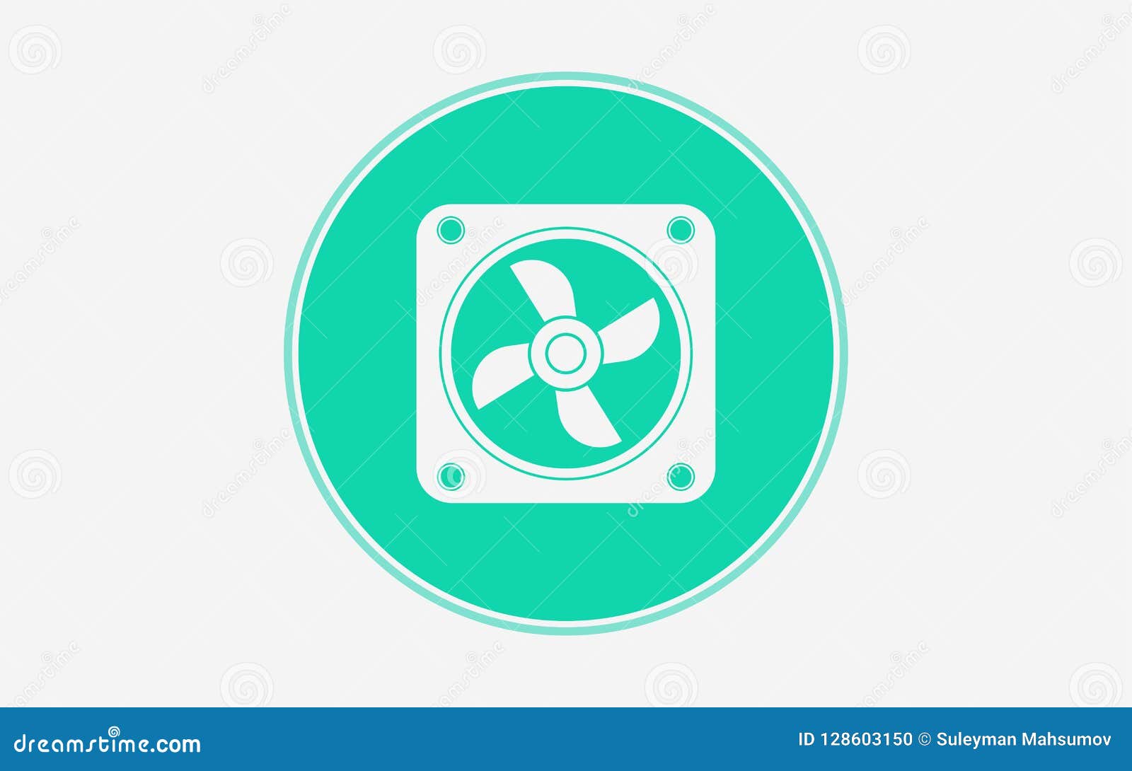 Cpu Fan Vector Icon Sign Symbol Stock Vector - Illustration of keyboard ...