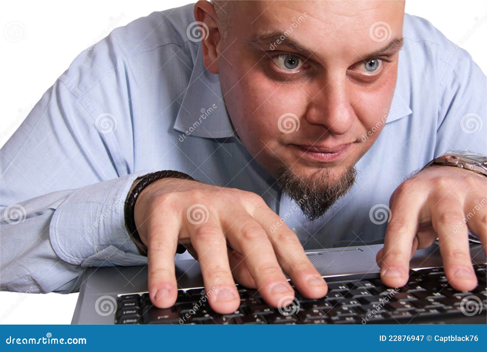 Pc user out of head stock image. Image of laptop, mouse - 22876947