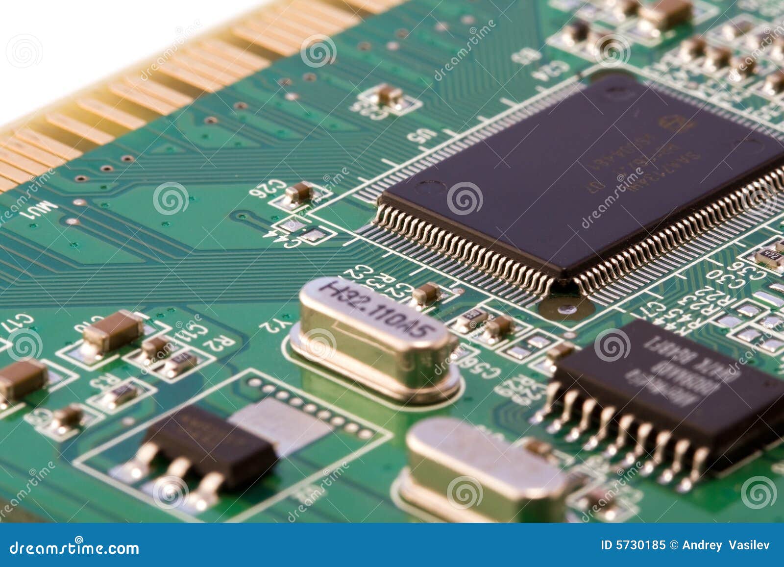 PCB stock image. Image of chip, circuit, connection, integrated - 5730185