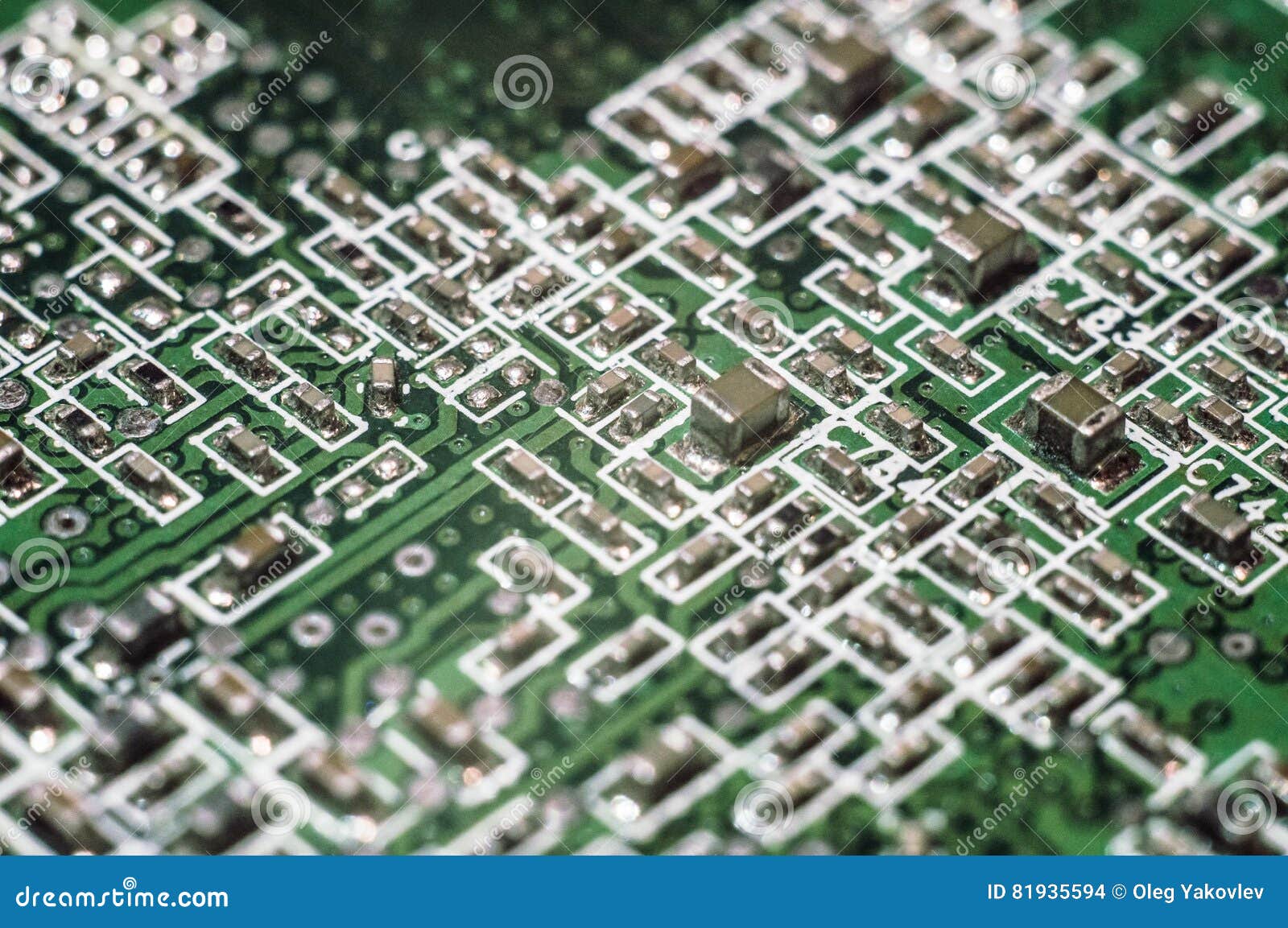 Pcb board semi conductor stock photo. Image of background - 81935594