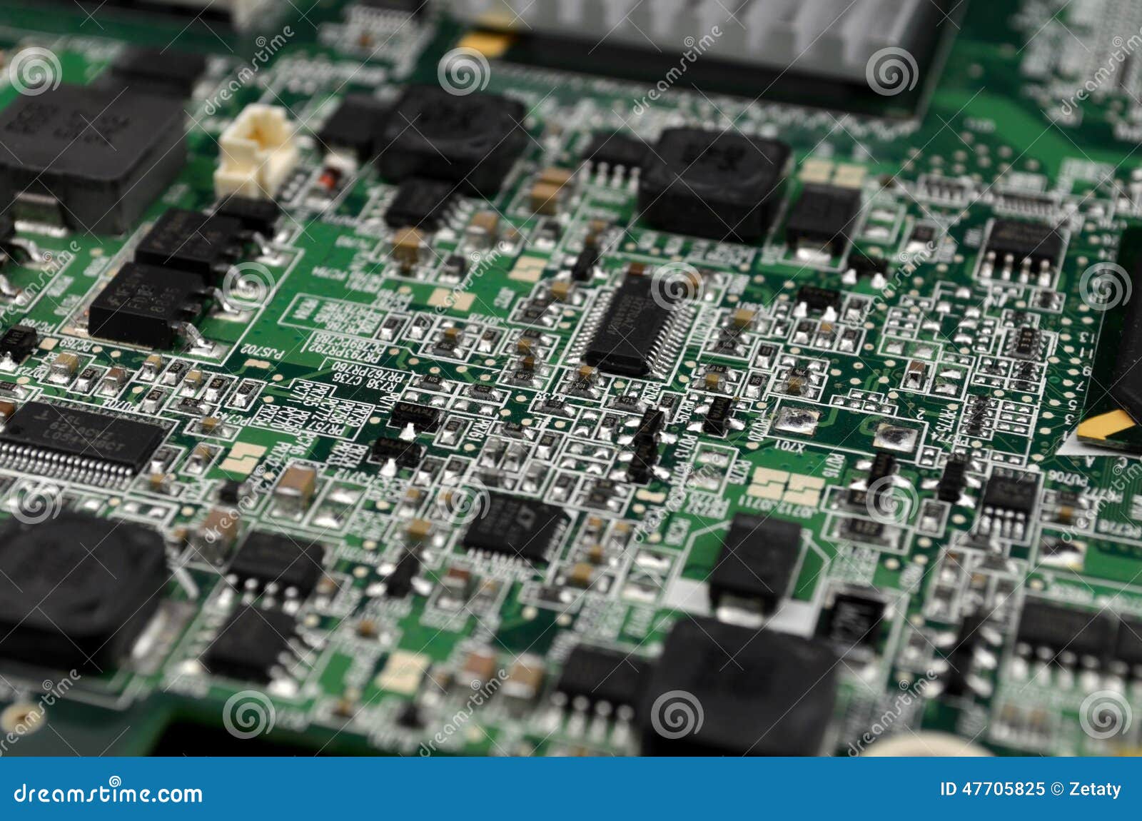 PCB stock image. Image of internet, background, industry - 47705825