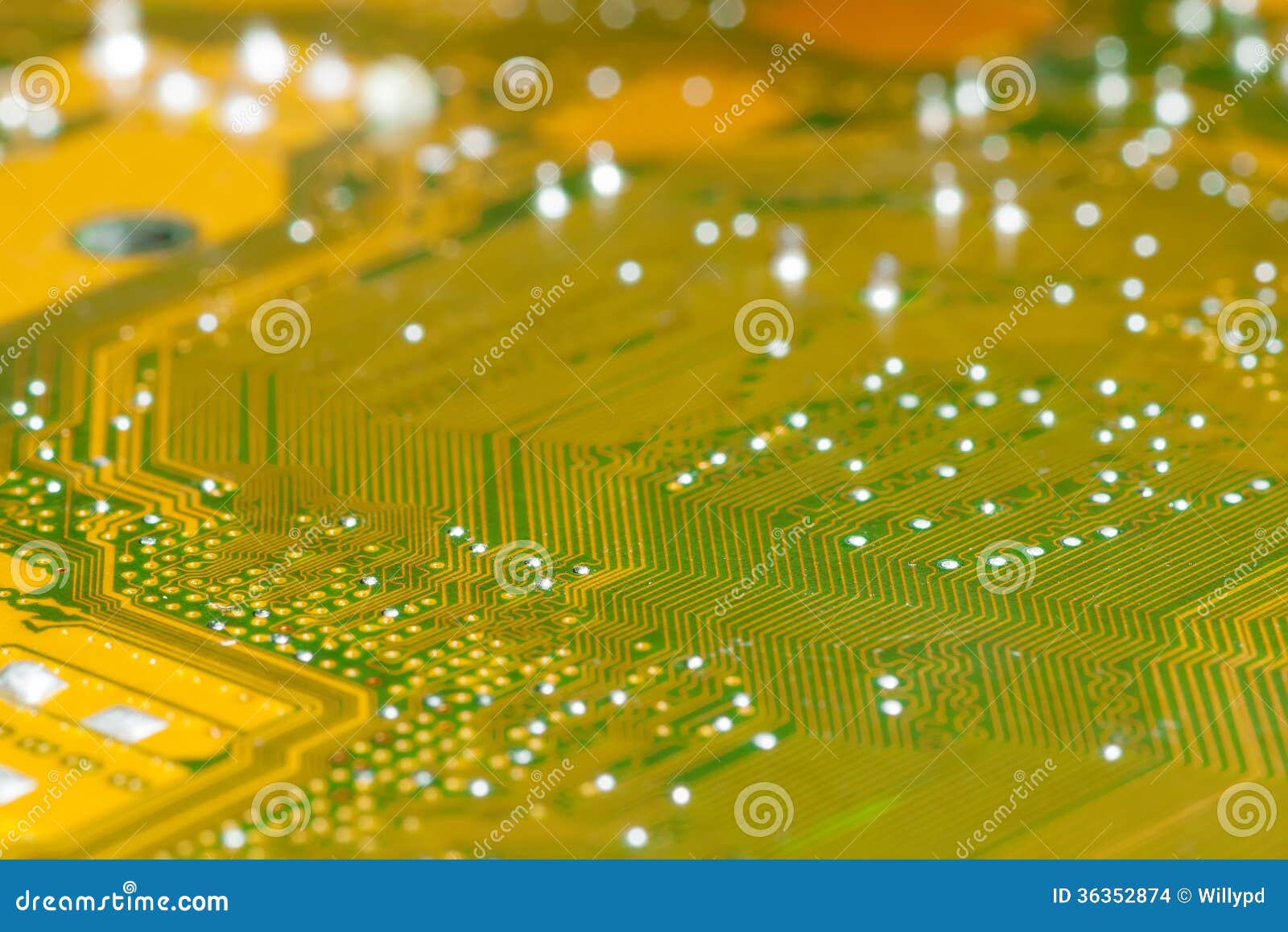 Pcb motherboard stock photo. Image of processor, electric - 36352874