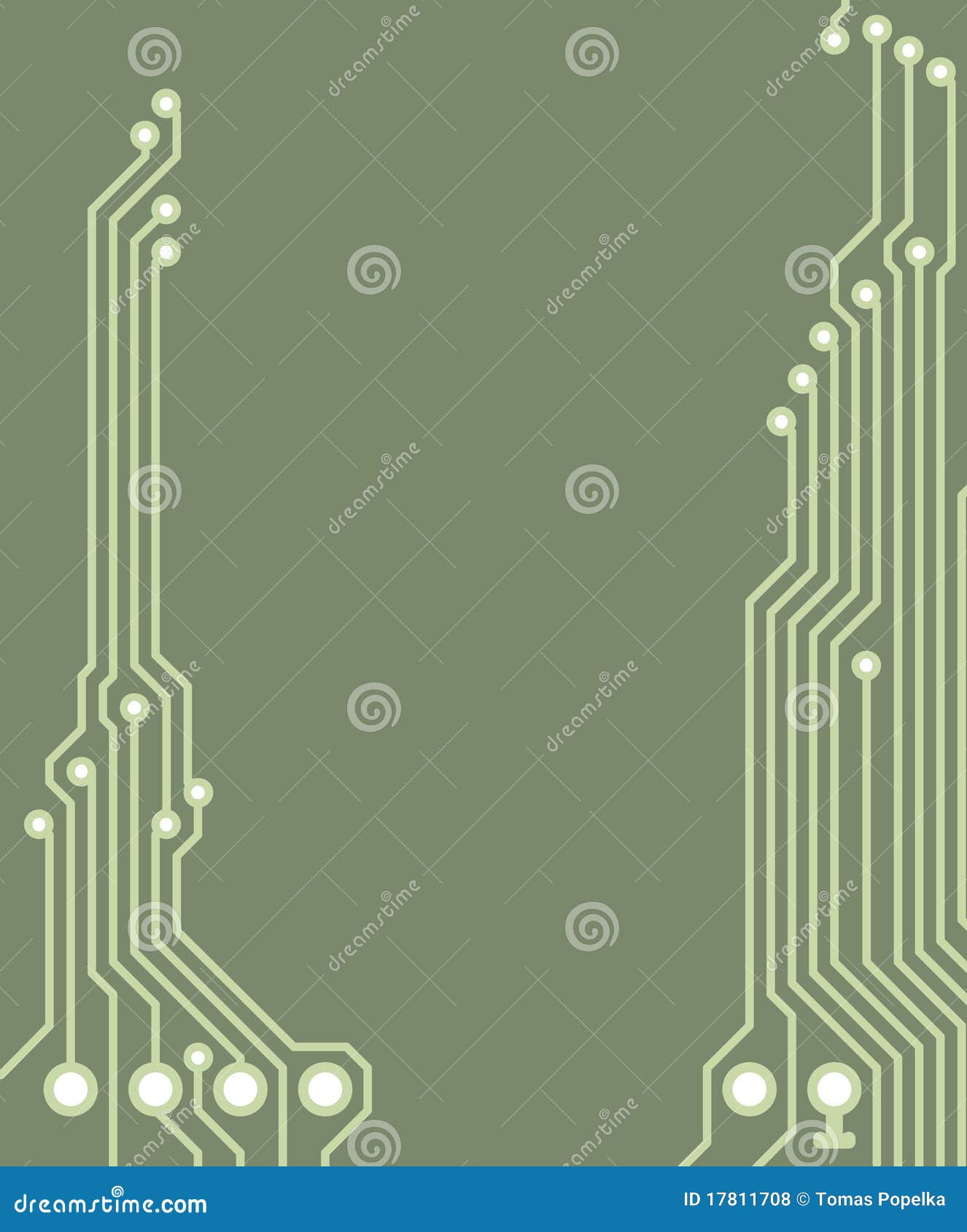 PCB (printed Circuit Board) 11 Stock Illustration - Illustration of ...