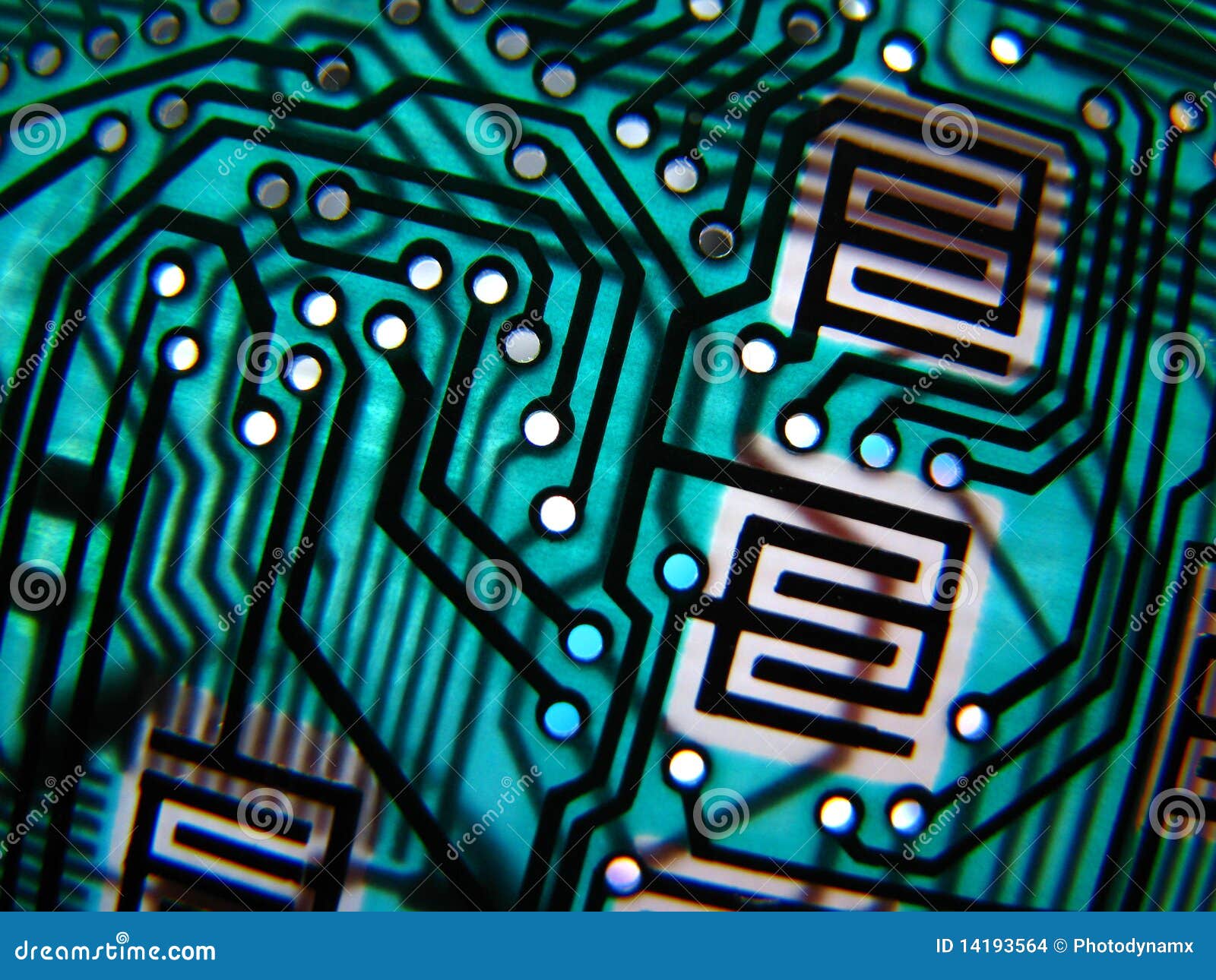 Pcb printed circuit board stock photo. Image of device - 14193564