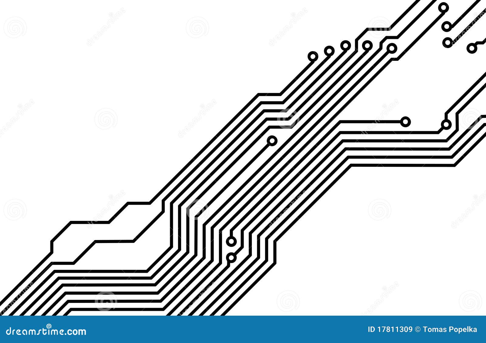 PCB (printed Circuit Board) 8 Stock Illustration - Illustration of link ...