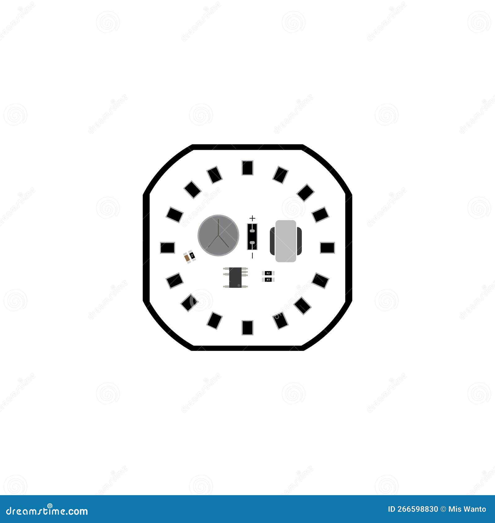 PCB (Printed Circuit Board) Design Logo Vector Template Stock ...