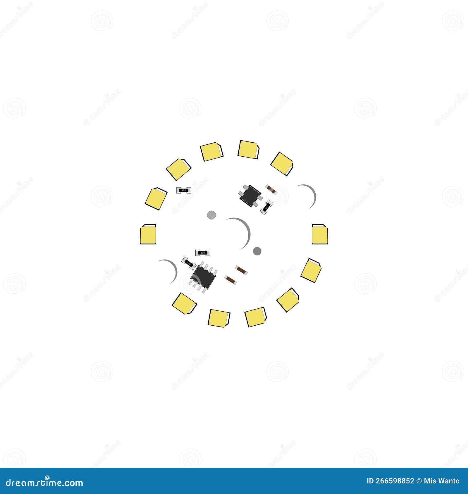 PCB (Printed Circuit Board) Design Logo Vector Template Stock ...