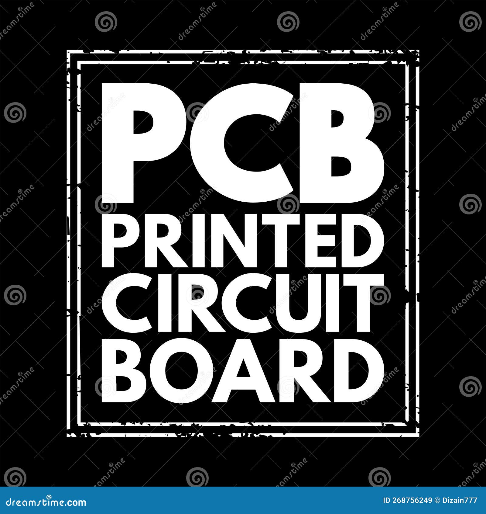 PCB Printed Circuit Board - Laminated Sandwich Structure of Conductive ...