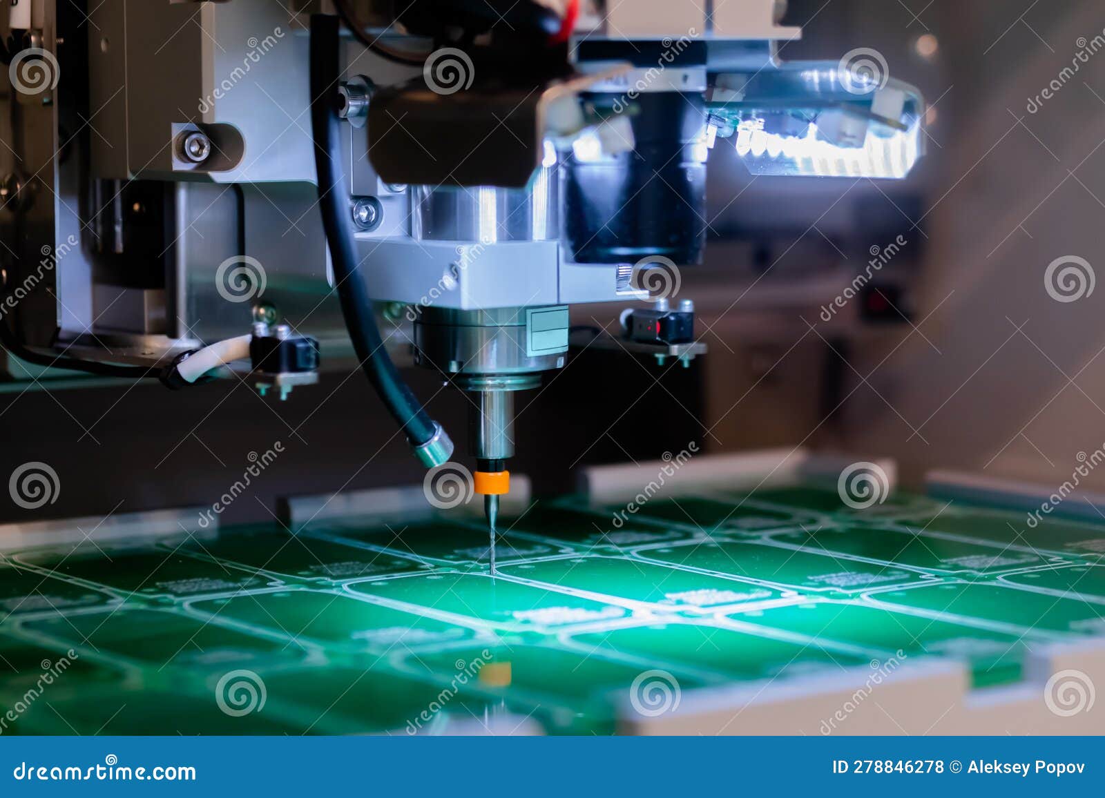 PCB Separator at Factory, Process of Separation of Printed Circuit ...