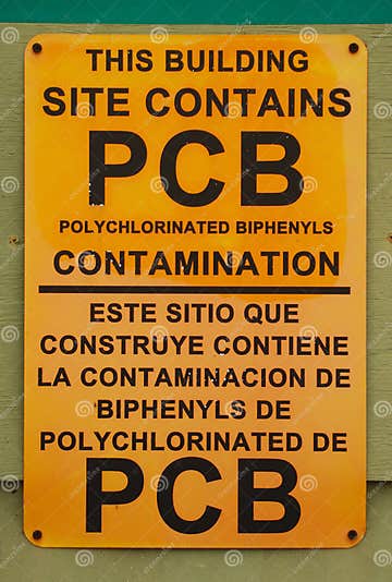 PCB Sign stock image. Image of closeup, warning, biphenyls - 22701201