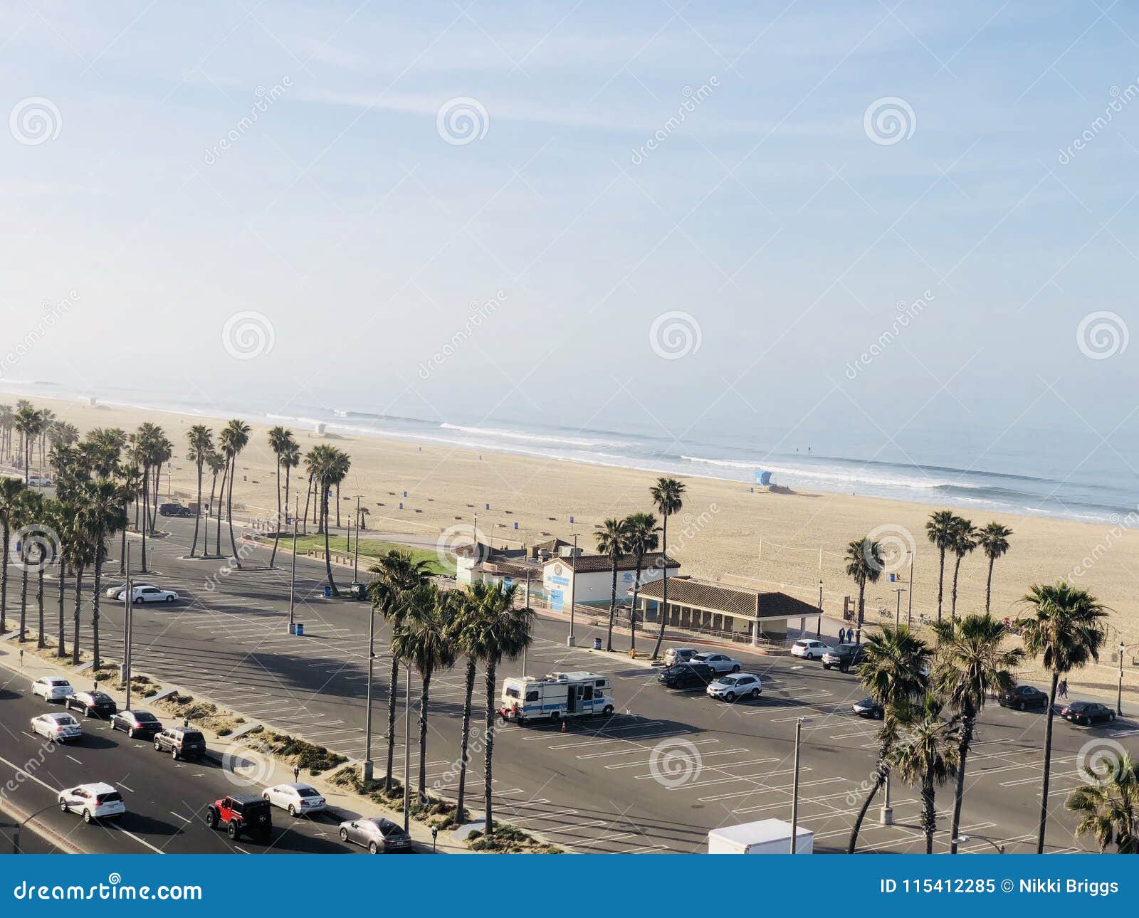 PCH Huntington Beach stock image. Image of surf, huntington - 115412285